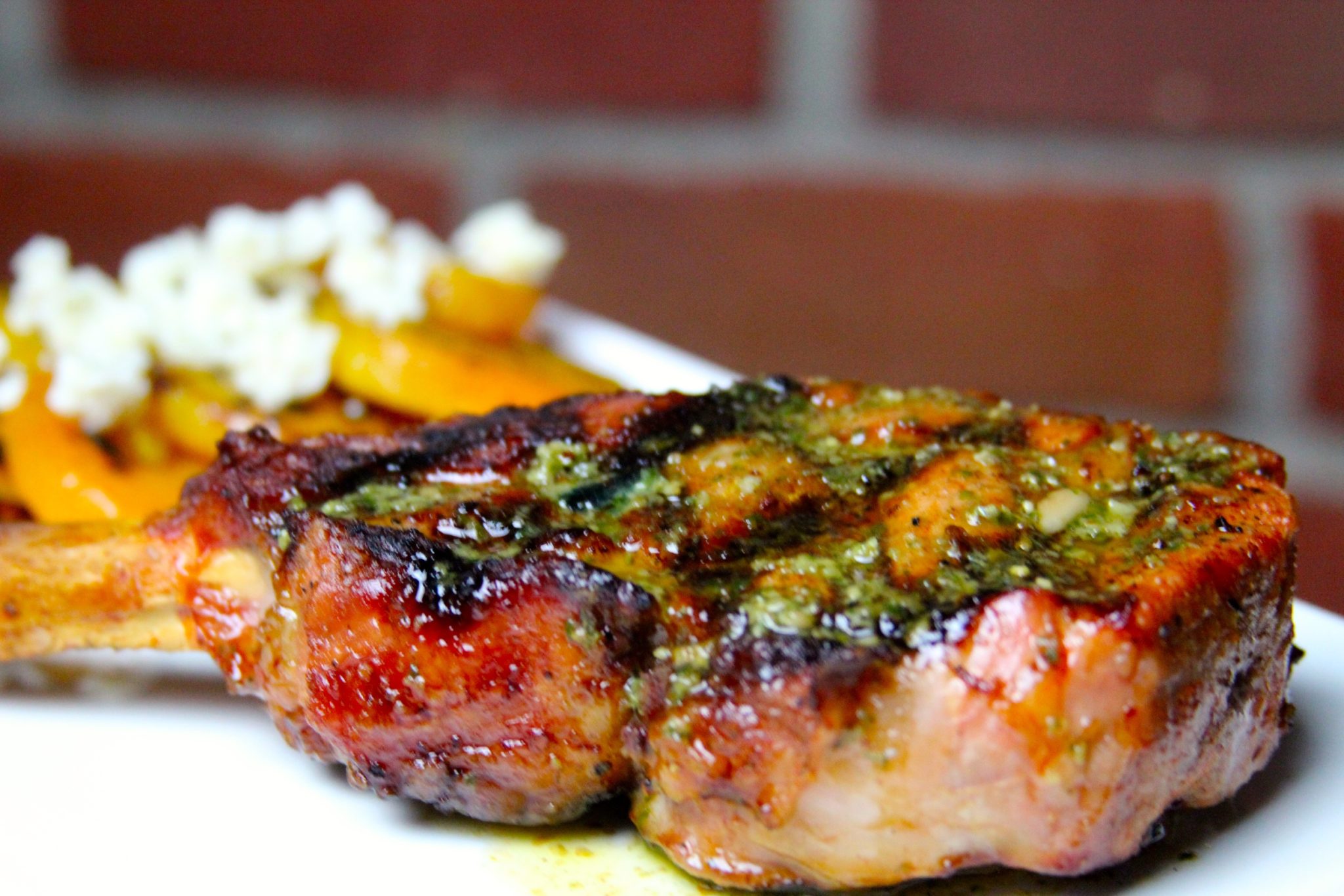 Grilled Veal Chop with Chimichurri Butter - WBQA - World BBQ Culinary ...